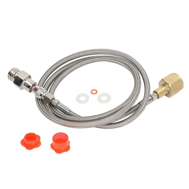 Soda Refill Adapter 1500PSI Rustproof CO2 Cylinder Cartridge Fill Tank Connector CGA320 to TR21 ...