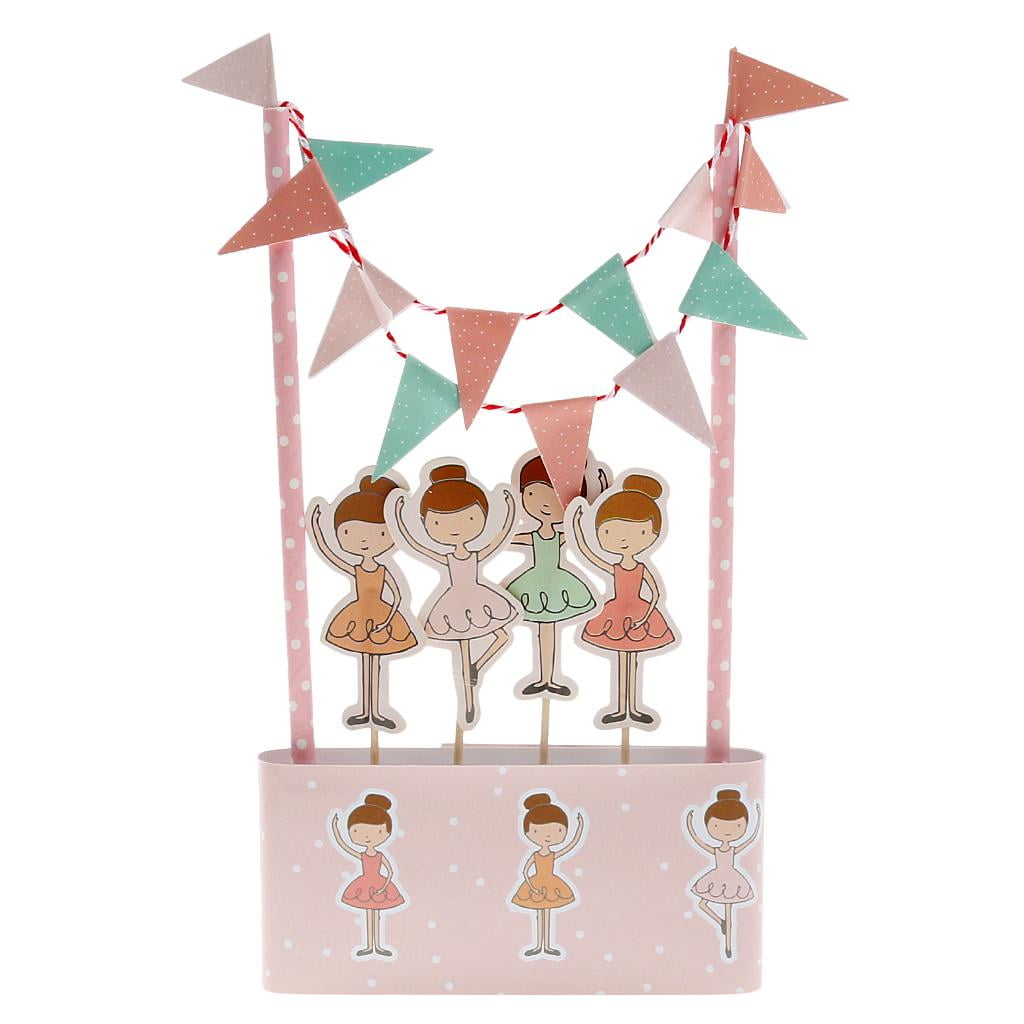 Pastel Bunting Cake Topper Bandera Pastel Decoración Baby Shower BLESIY ...