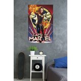 Captain Marvel - Heroic Poster and Poster Mount Bundle - Walmart.com