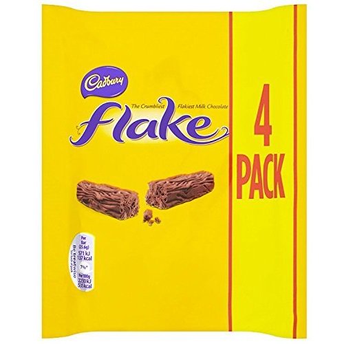 Cadbury Flake 4pk (80g) (Pack of 20) - Walmart.com - Walmart.com