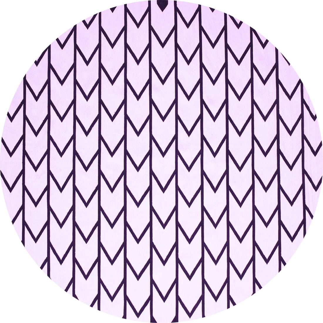 Ahgly Company Indoor Round Solid Purple Modern Area Rugs, 8' Round ...