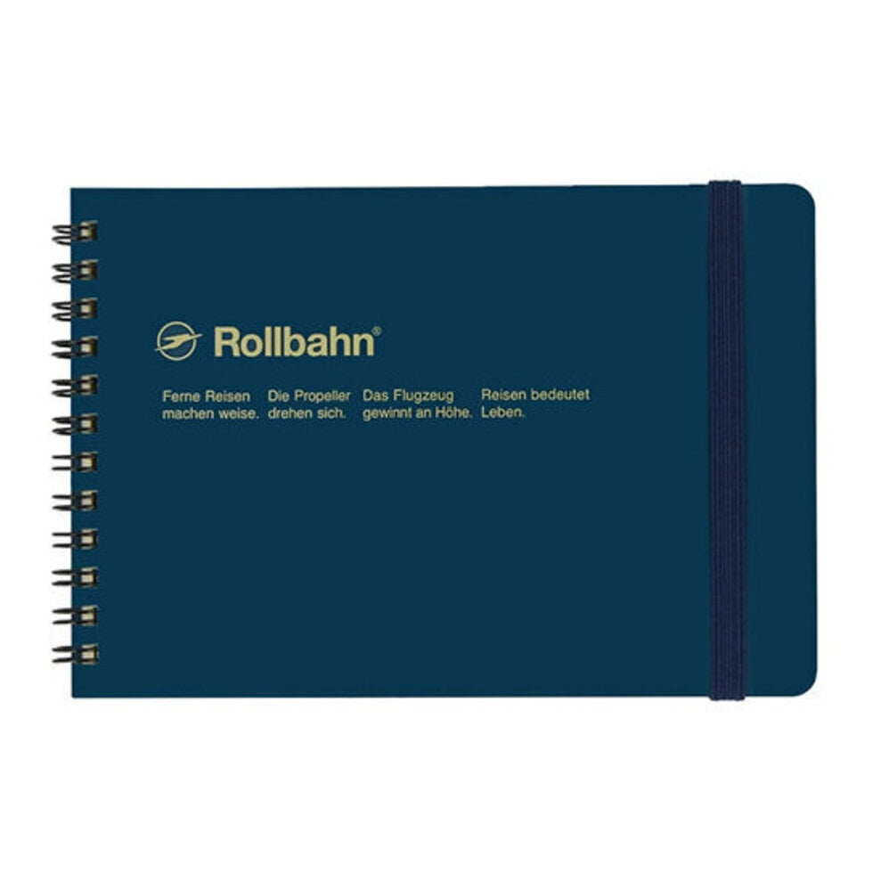 Delfonics Rollbahn Spiral Horizontal Notebooks: 7 in. x 4 in. (Dark Green) - Walmart.com