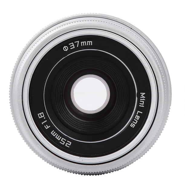 25mm F1.8 Mini CCTV C Mount Wide Angle Lens, Alloy Case Lens with ...