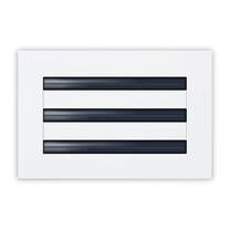 BUILDMART - 18" Linear Slot Diffuser - 3 Slot - Triple Slot - Black ...