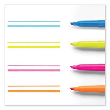 Sharpie Pocket Highlighters, Chisel Tip, Assorted Mild Pastel Colors ...