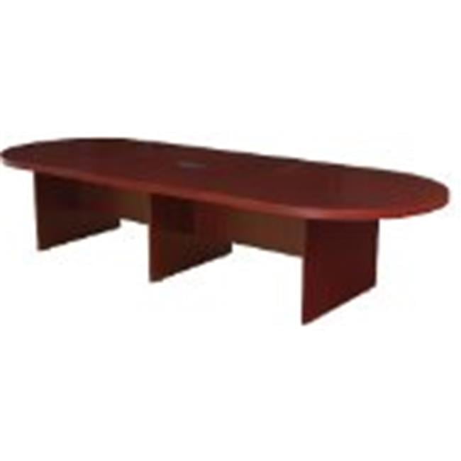 144 In. Modular Race Track Conference Table & Power Data Grommets ...