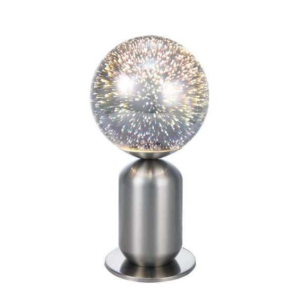 ACME Gwen San Nickel Table Lamp with LED Light Bulb - Walmart.com