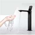 Bathroom Basin Sink Faucet countertop Installation Square Brass high ...