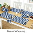 Home Bargains Plus Rectangle Fabric Placemats, Country Rustic Buffalo ...