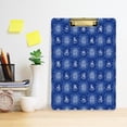 Acrylic Writing Board Silver 12.5*9 Inch Clipboards Transparent Acrylic ...