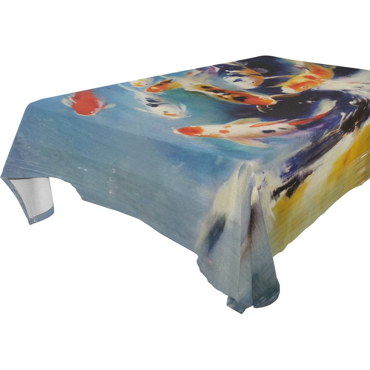 POPCreation Watercolor Koi Fish Tablecloth 60x120 inches - Walmart.com