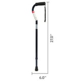 Equate Mobility Offset Handle Cane, Ice Blue HSA/FSA Eligible - Walmart.com