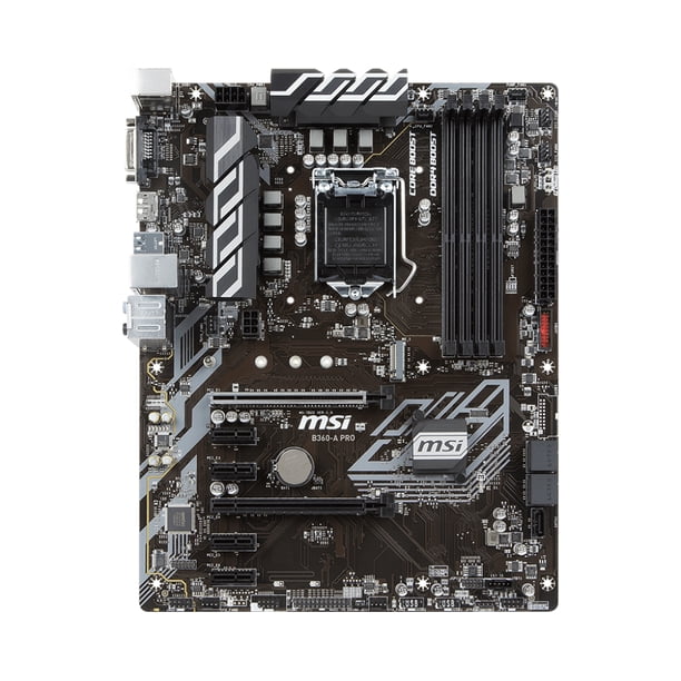 MSI Motherboard B360-A PRO - B360APRO - Walmart.com