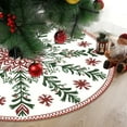 D Washable Christmas Tree Skirt, 60Cm Diameter Short Pile High ...