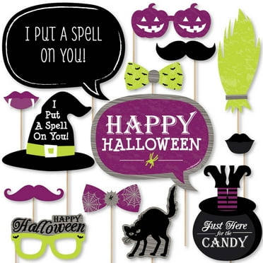 Big Dot of Happiness Spooky Ghost - Halloween Party Photo Booth Props ...