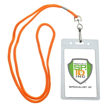 10 Pack - Large 3x5 Inch Large Clear Vertical Badge and Credential ...