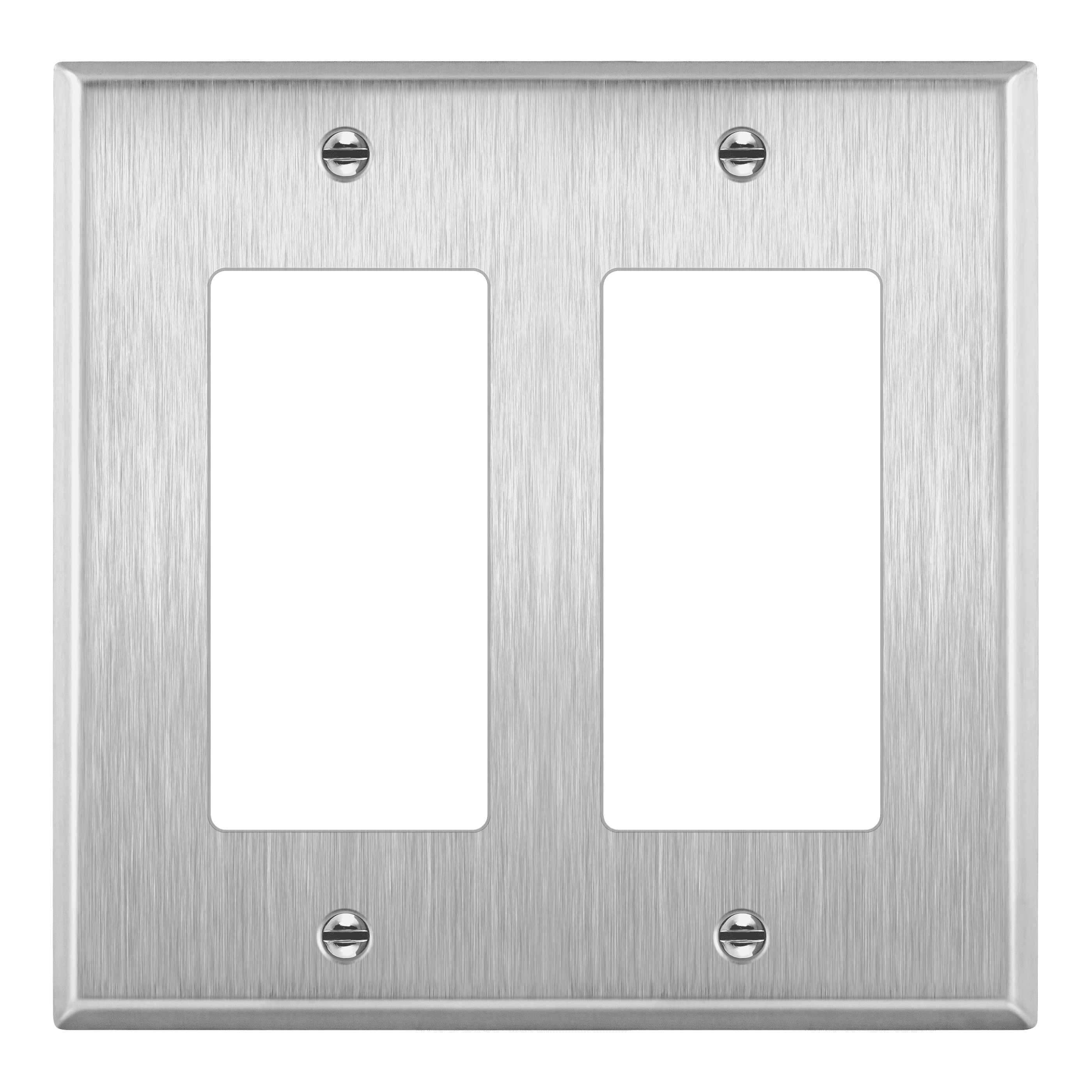 ENERLITES Decorator Switch / Receptacle Outlet Metal Wall Plate ...