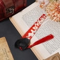 Bookmarks Blood Splatter Saw Book Marks Acrylic with Tassels for ...