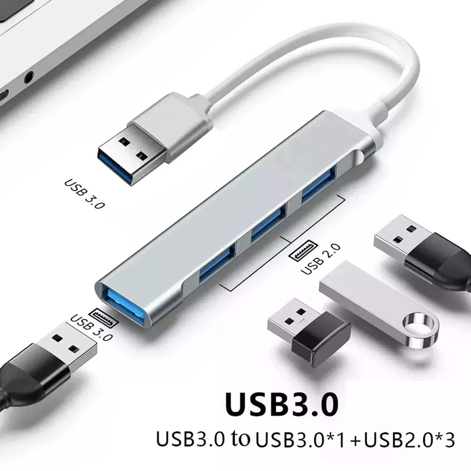 Click here for Wifklsiipg 4 In 1 Usb Hub Expander Four Port Hub E... prices