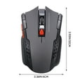 Black Gaming Mouse Keybinds Rapid Fire Button Computer Mouse For Pc/Mac ...