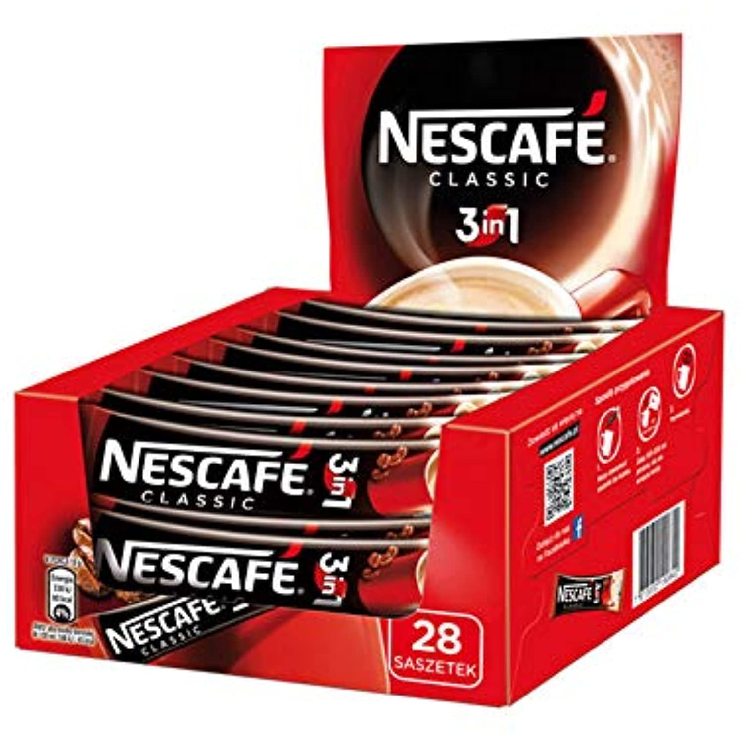Nescafe Classic 3 In 1, (28 X 16.5G) - Walmart.com