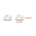 12Pcs Plastic Guitar String Ties Bridge Beads, 3 Hole Guitar String ...