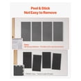 Acoustic Panels 4-Pack, 2 inch Thick Sound Absorbing Panels, Self ...