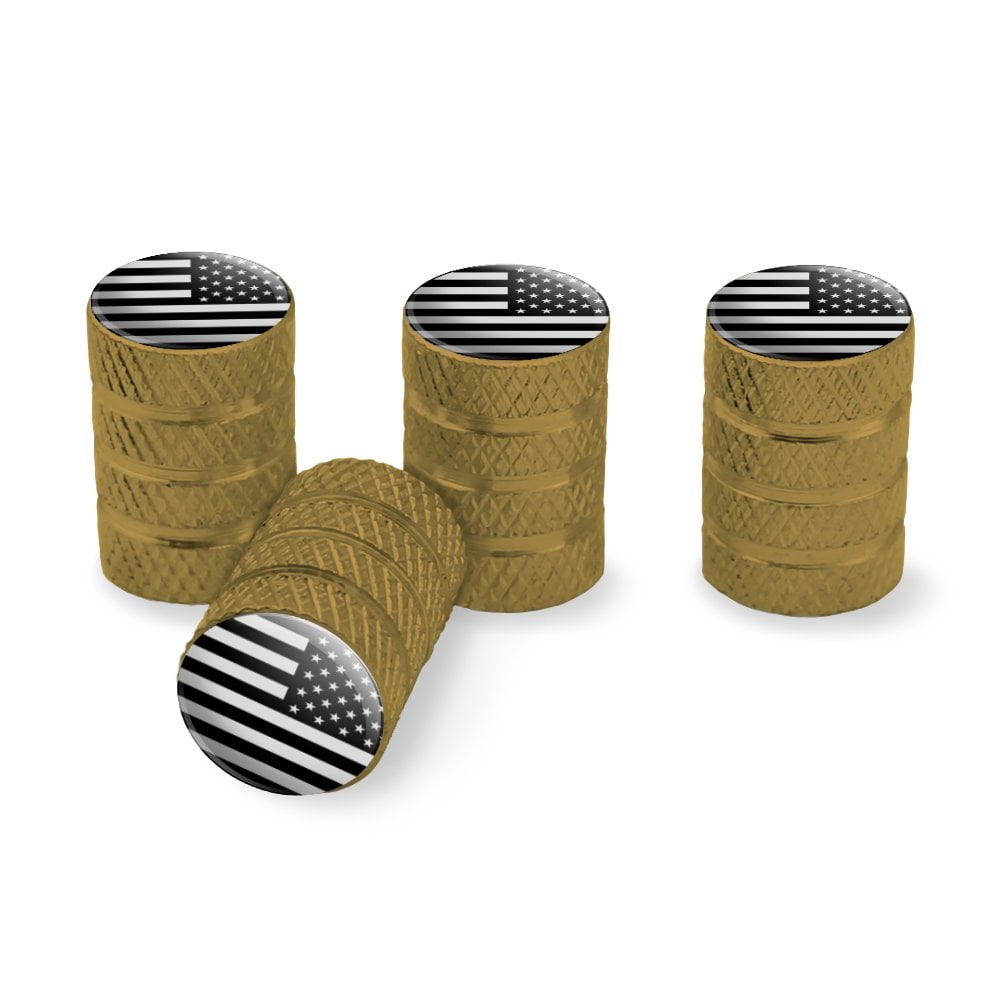 Subdued Reverse American USA Flag Black White Military Tactical Tire ...