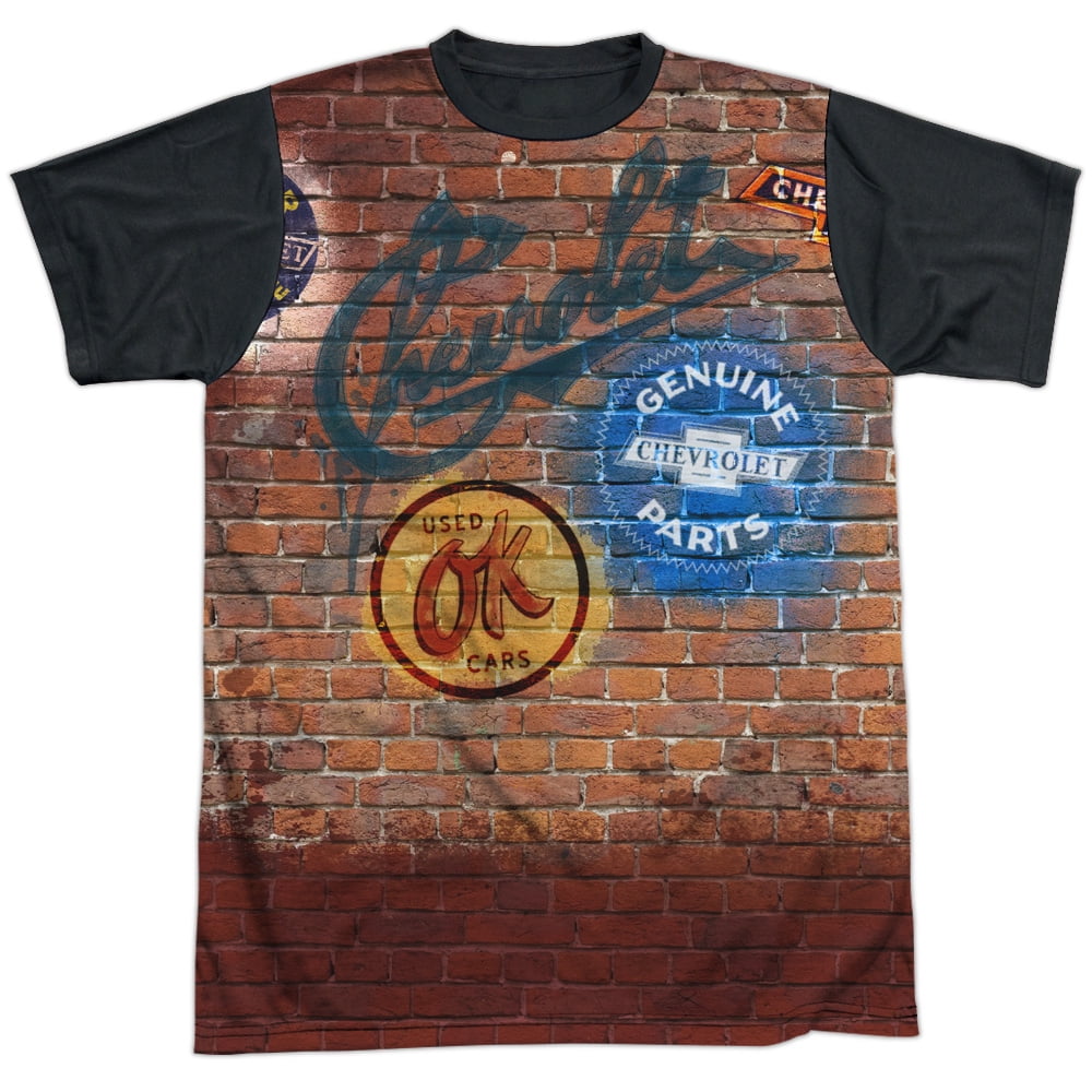 Chevrolet Chevy Shop Wall Unisex Adult Halloween Costume Sublimated T ...