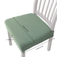 Elastics Waterproofs Dining Chair Cover Stretch to Most Chairs Spill ...