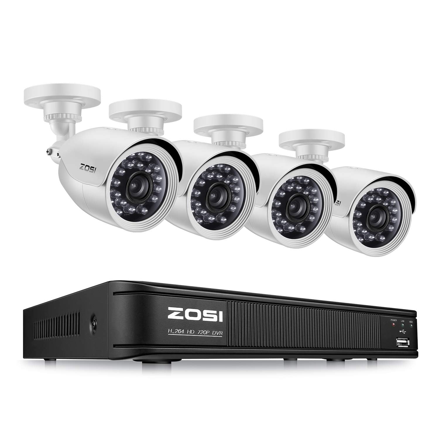 zosi 720p 8channel home security camera system,1080n hdtvi cctv dvr ...