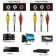 sIMYOUNG Premium 3 RCA to 3 RCA Male To Male Composite Audio Video AV ...