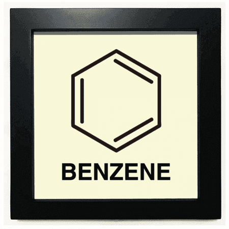 Benzene Molecular Structure Formula Substance Black Square Frame ...