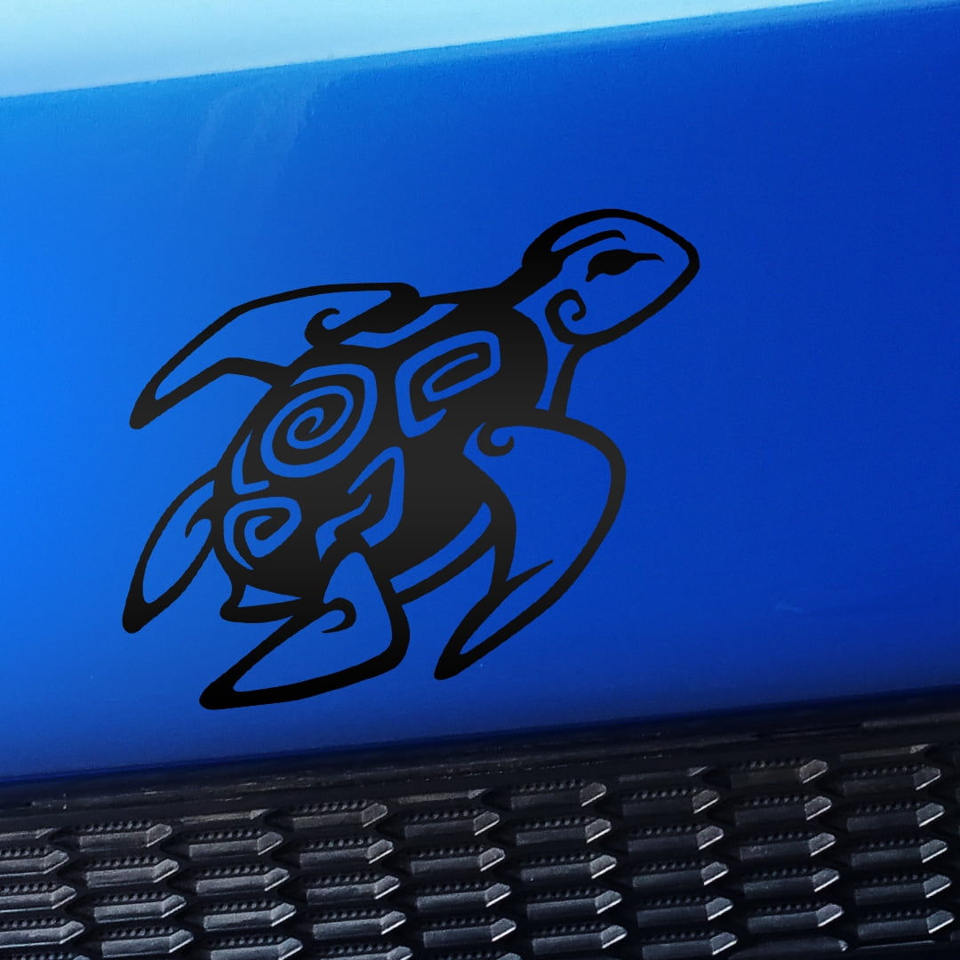 Sea Turtle - Vinyl Decal - Choose Color - [MATTE BLACK] - Walmart.com