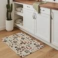 Dog Claws Front Door Mat Indoor Entrance, Dog Bones Love Vintage ...