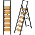 Step Ladder Step Folding Aluminum Ladders for Ceilings Tall Closet ...