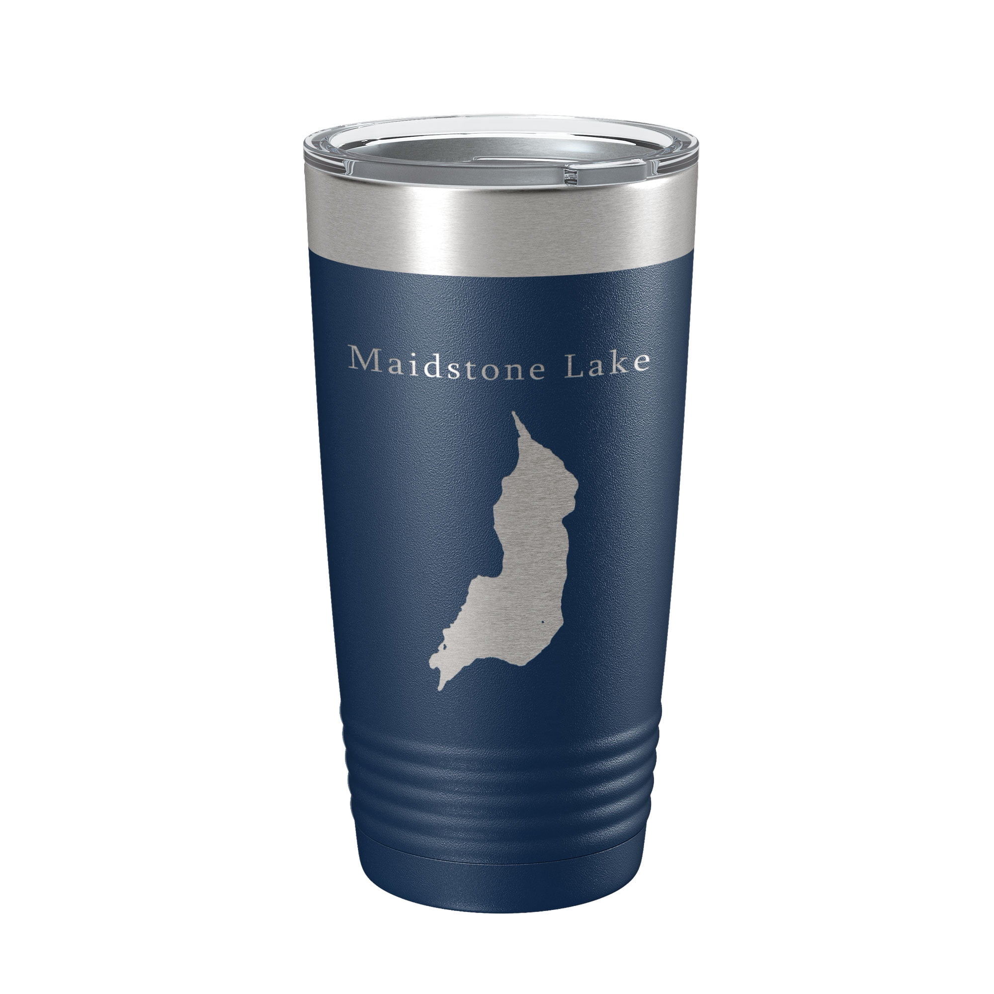 Maidstone Lake Map Tumbler Travel Mug Insulated Laser Engraved Coffee ...