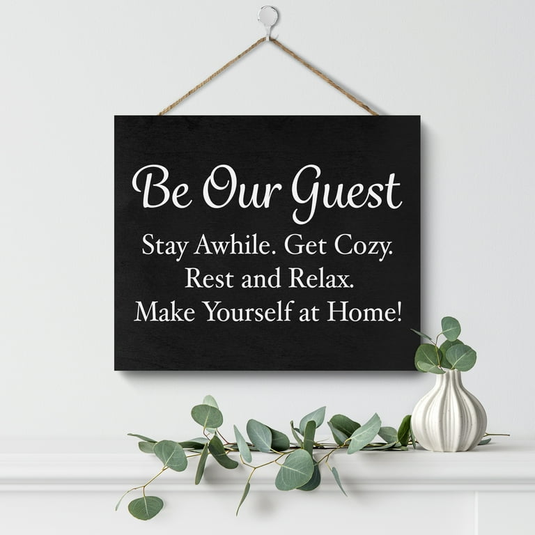 Welcome Guest Sign