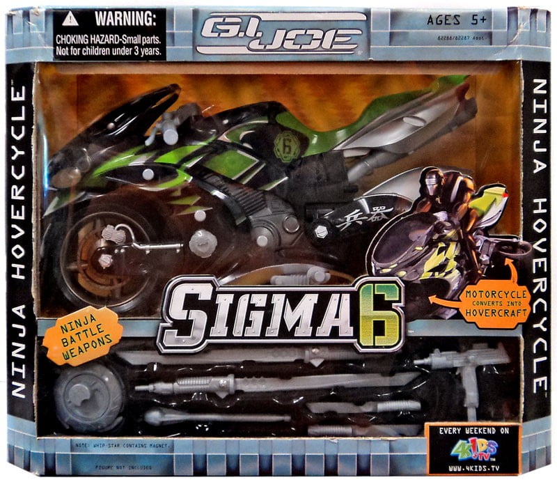 GI Joe Sigma 6 Snake Eyes Ninja Hovercycle Vehicle - Walmart.com