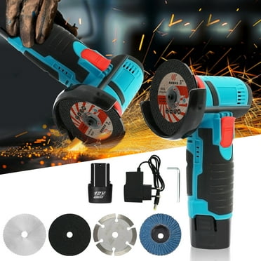 12V Brushless Mini Angle Grinder Kit, 3 Inch Metal Cutting & Polishing ...