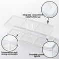 "Samhe Bathroom Qtip Storage Organizer, Clear Acrylic Makeup Vanity ...