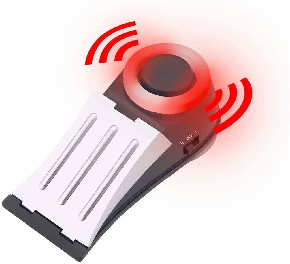 Door Stopper Security Alarm,Upgraded Portable 120 Loud Entrance Alert ...