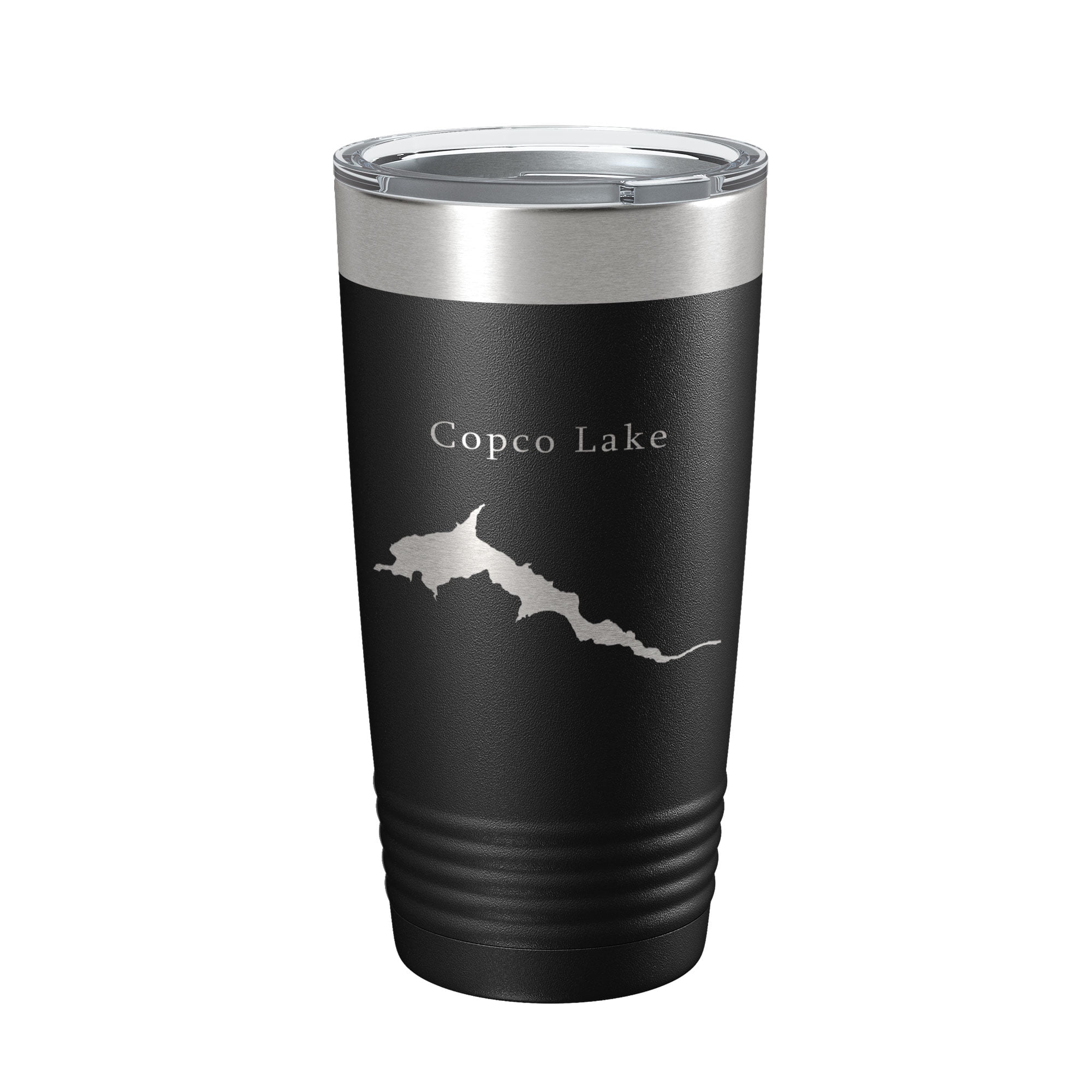 Copco Lake Map Tumbler Travel Mug Insulated Laser Engraved Coffee Cup ...