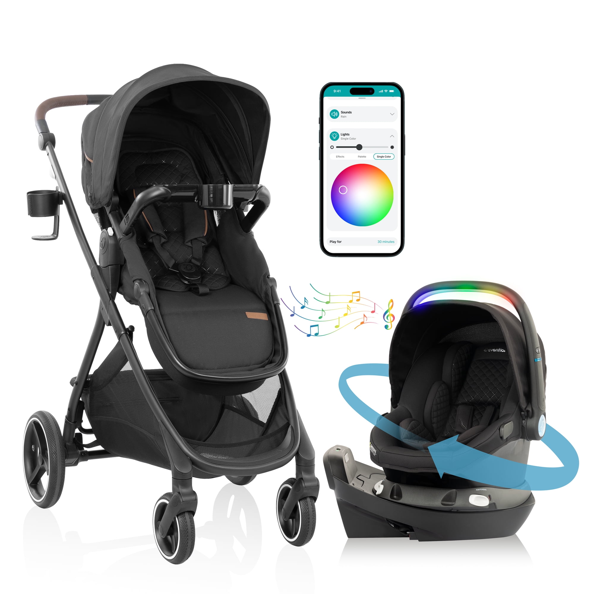 Click here for Evenflo Shyft Intuiti Travel System With Revolve18... prices