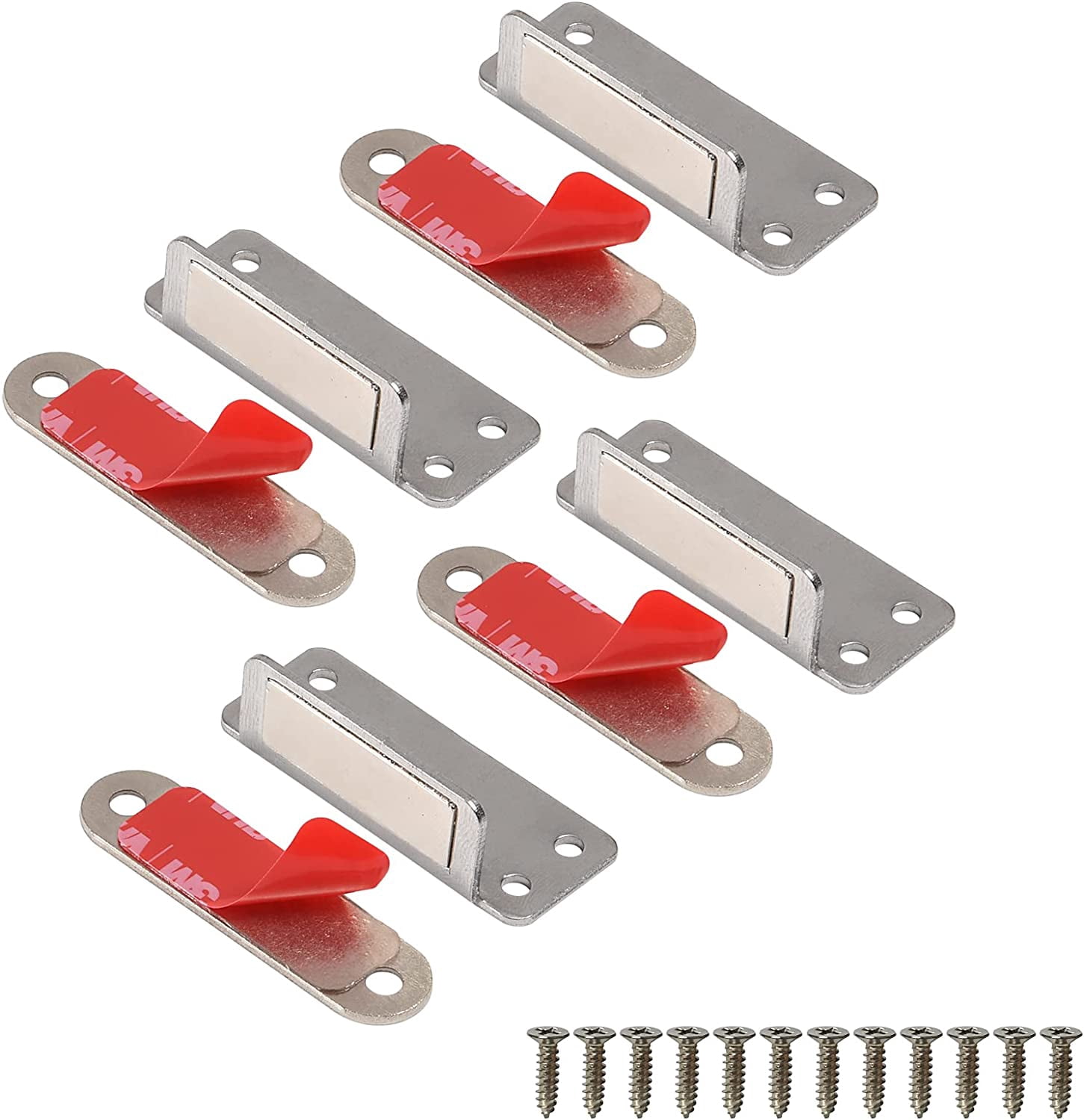 Double Magnetic Door Catch，60lb Stainless Steel Cabinet Door Magnets ...