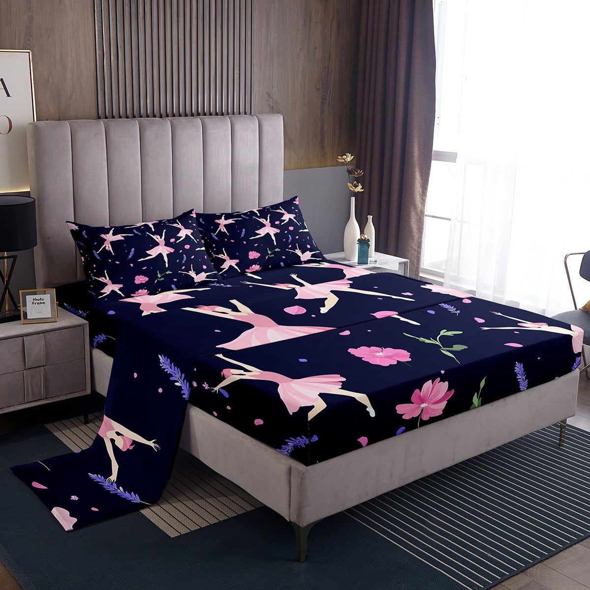 Click here for Erosebridal Ballet Dancer Bed Sheets Set Full Size... prices