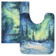 Bathroom Plush Absorbent Mat Single Square Pad 16x24Inches Bath Mat ...