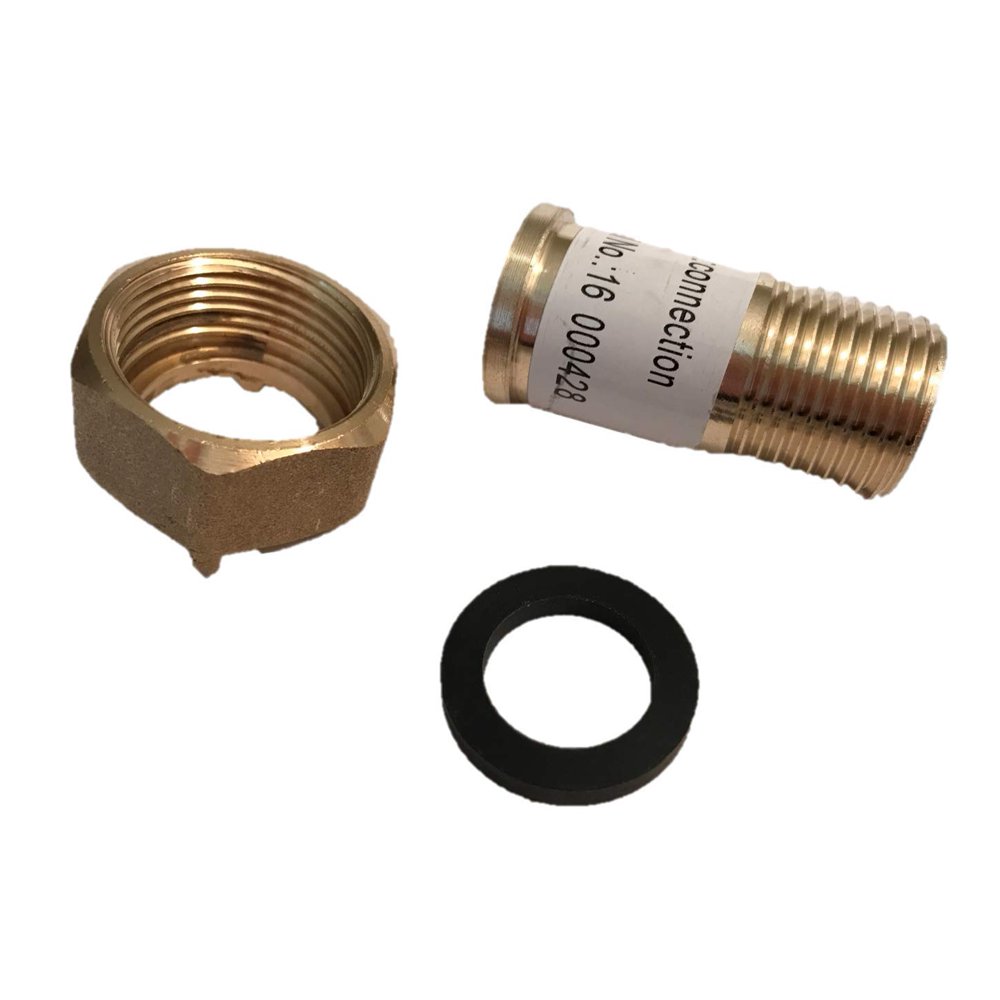 DAE C-50NL 1pcs 1/2" Lead Free Water Meter Coupling, 1/2" Male NPT, 3/4 ...