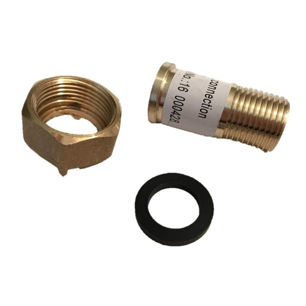 DAE C-50NL 1pcs 1/2" Lead Free Water Meter Coupling, 1/2" Male NPT, 3/4 ...