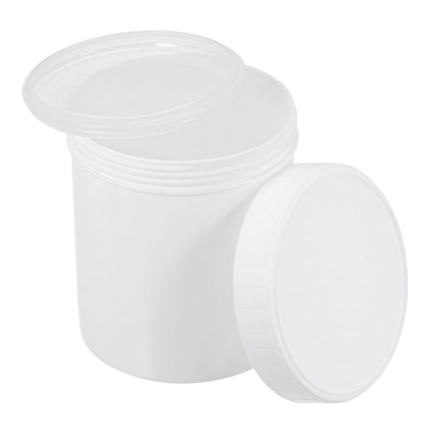 Uxcell Empty Plastic Paint Pail with Sealing Lid 0.26-Gallon/1000mL ...